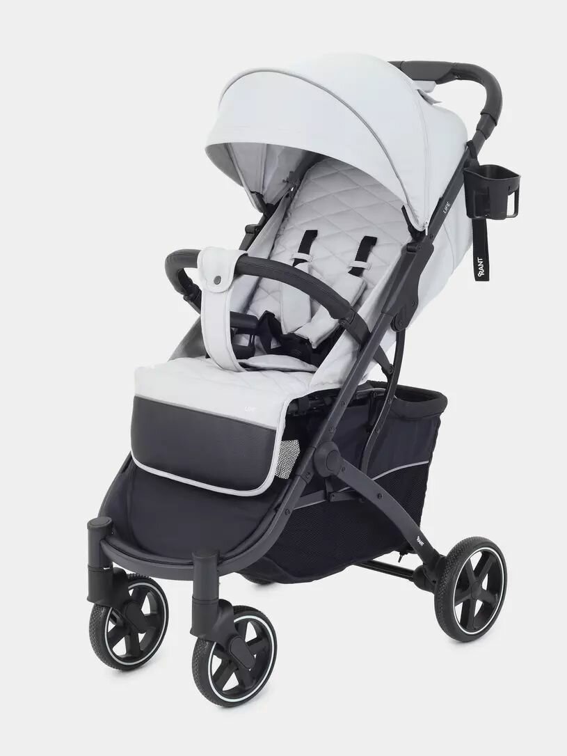 Коляска прогулочная Rant LIFE RA104 цвет: серый Для путешествий