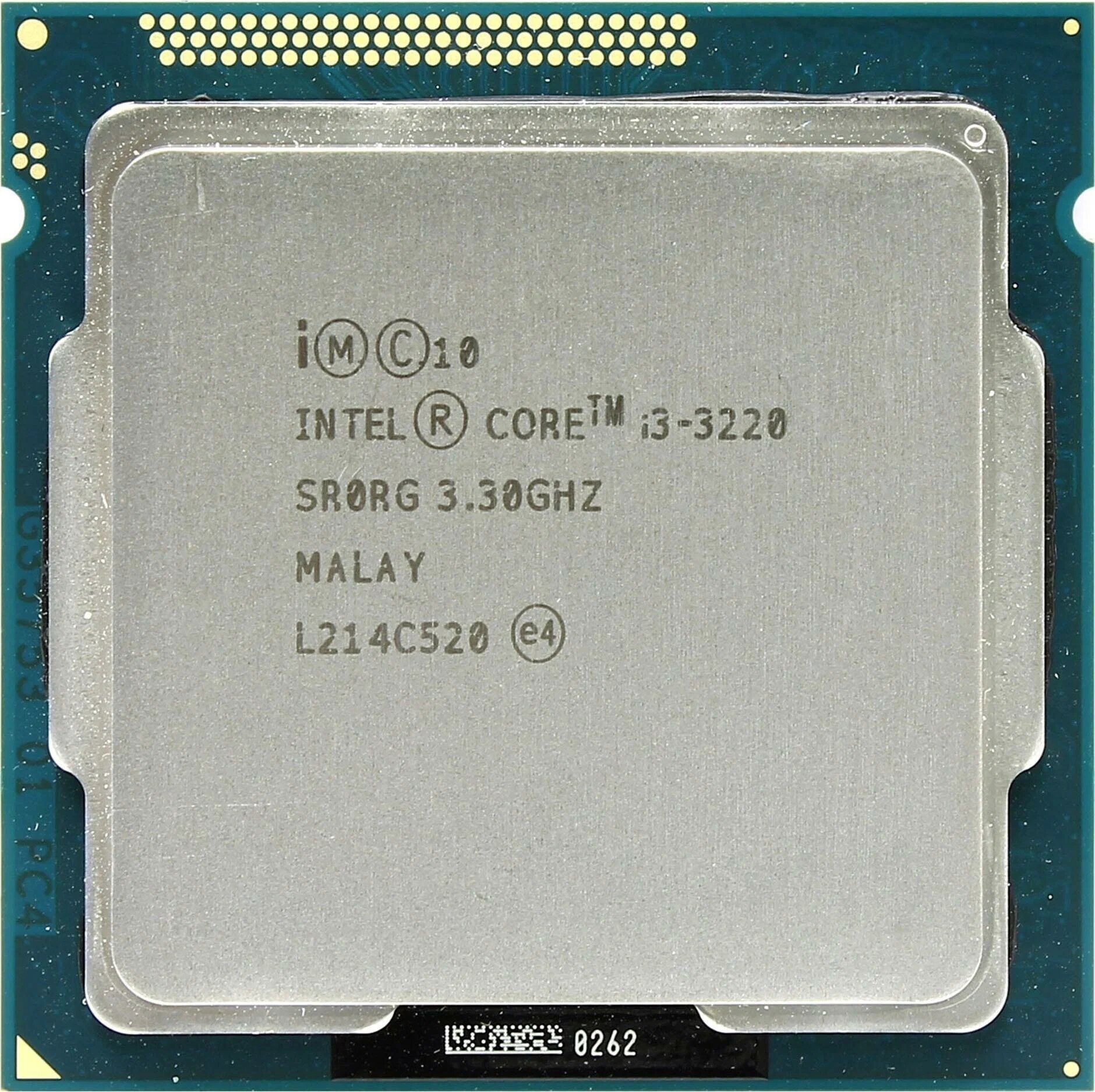 Процессор Intel Core i3-3220 - 2 ядра, 4 потока, 3,3 ГГц, OEM
