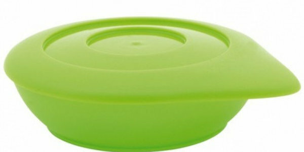 Тарелка Canpol Babies с крышкой (31/209) зеленая