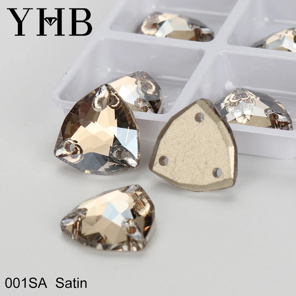 Стразы YHB 16 мм, 001SA Satin, 18 шт
