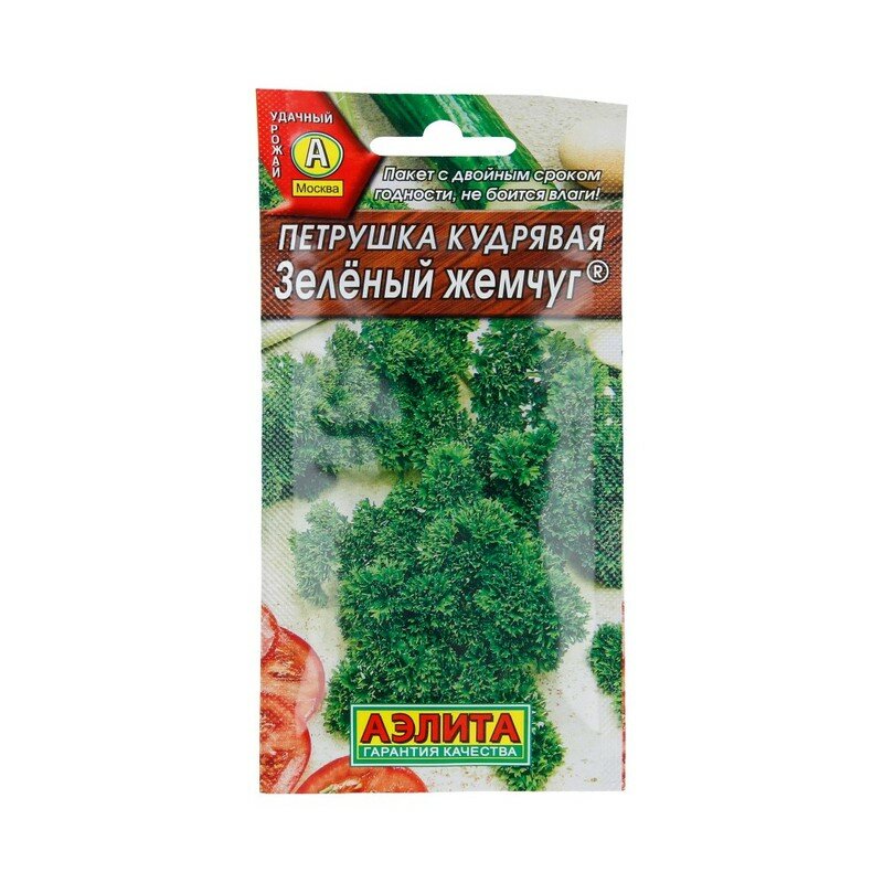 Петрушка Аэлита Семена 7 кудрявая зеленый жемчуг