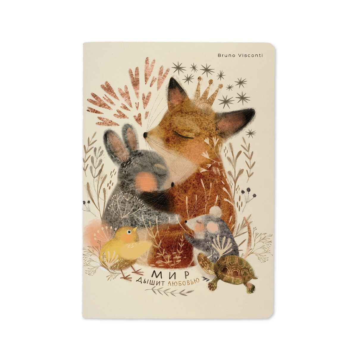 Тетрадь А5, Bruno Visconti "любовь, КАК ОНА есть", 40л. клетка