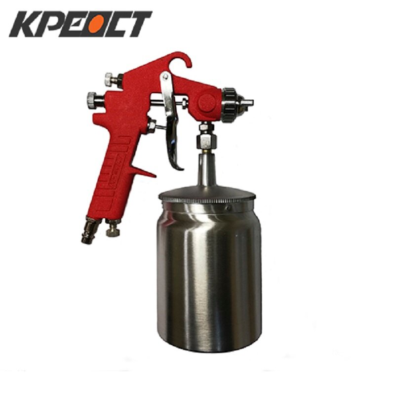 Пневматический пистолет-распылитель (краскопульт) W-71-13-B. 600 мл. (нижний бачок) креост