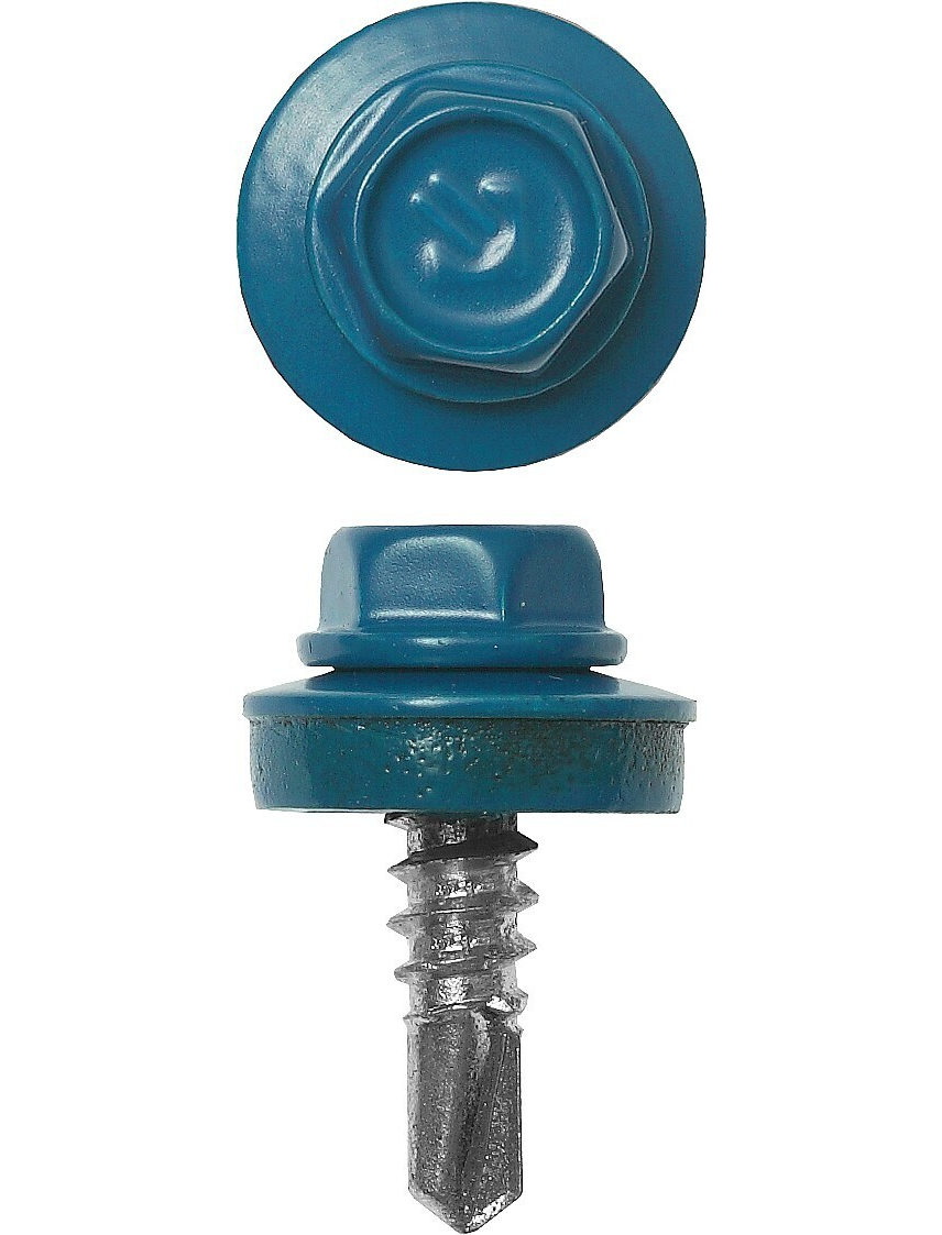 ЗУБР СКМ 5009, 25 х 5.5 мм, неб.-голуб, 420 шт, кровельный саморез (4-300315-55-025-5009)