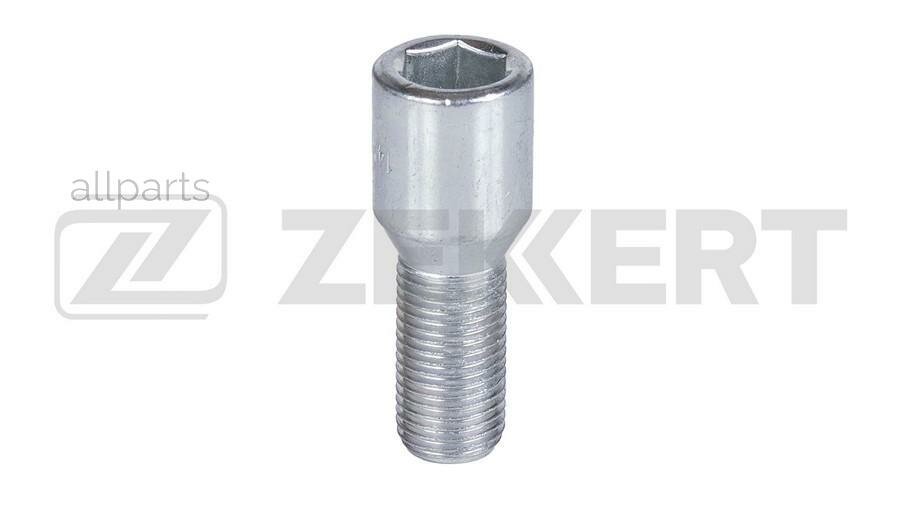 ZEKKERT BE-4167 Болт колесный конус М14x1 5 длина резьбы 28 внутренний шестигранник цинк