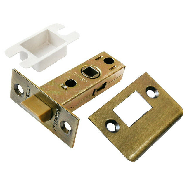 Защелка межкомнатная MORELLI LP6-45 AB бесшумная бронза