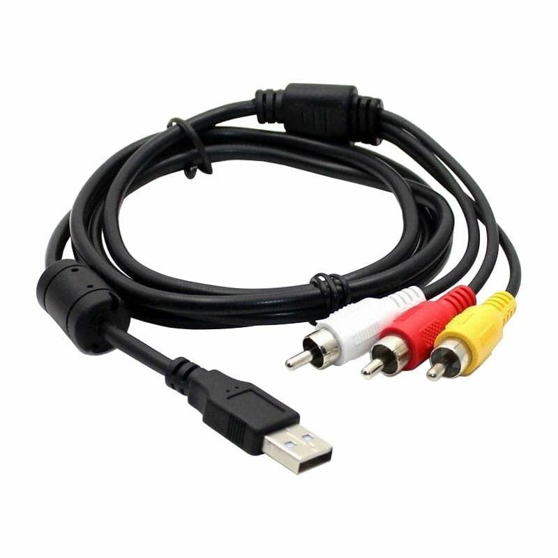 USB-3RCA (штекер-штекер)