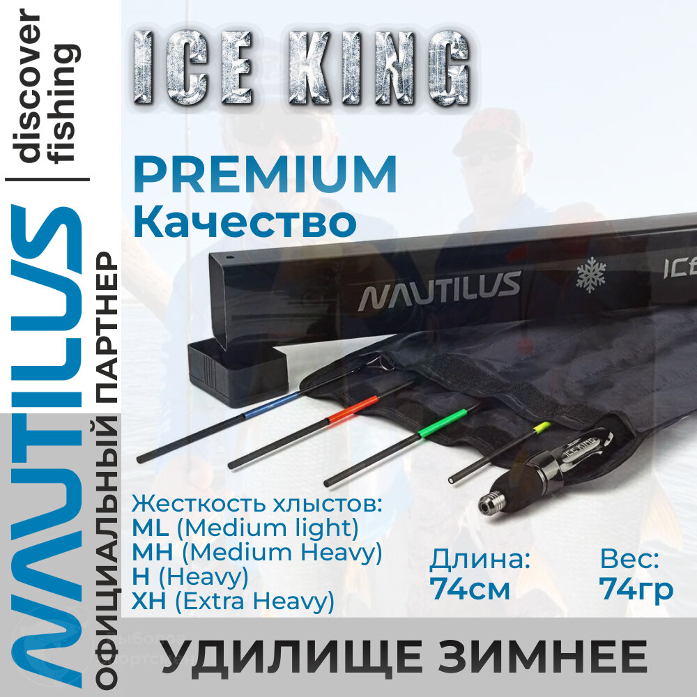Удилище зимнее Nautilus Ice King Rods (набор) 1+4SEC