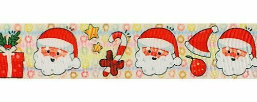 Лента репсовая "Новый год" (4см) 18,29 метра col.12