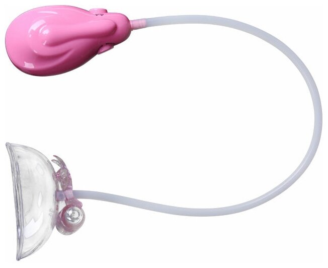 Помпа автоматическая для клитора и половых губ, с вибратором Baile Clitoral pump