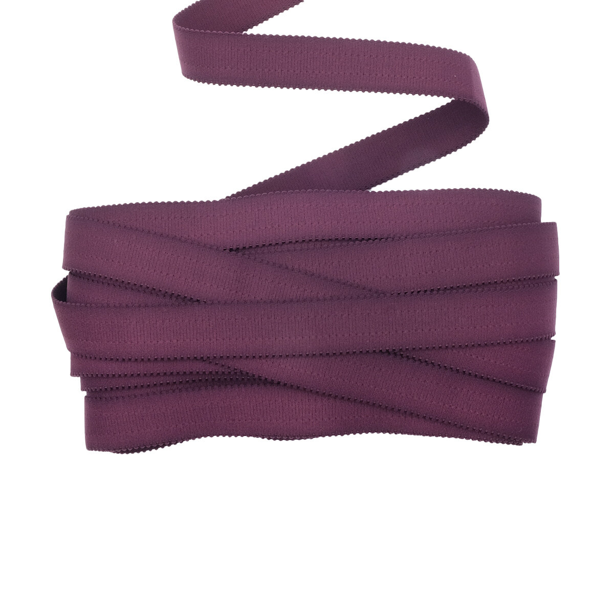 Резинка бельевая для бретелей, бретельная лента, 25мм*25м, сливовое вино, Айрис