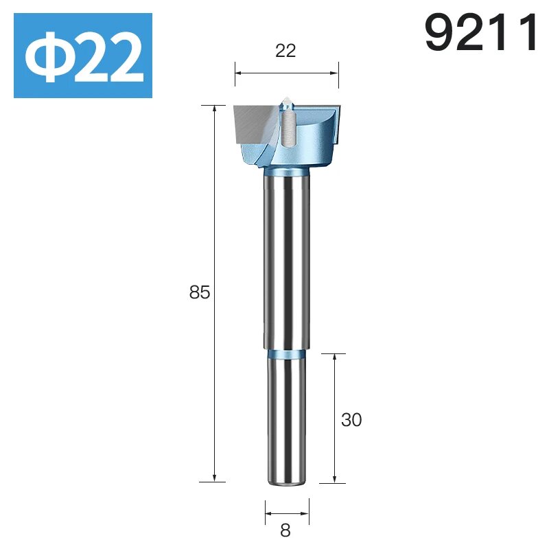 Сверло Форстнера HUHAO из вольфрамовой стали 8 мм 10 мм 9211