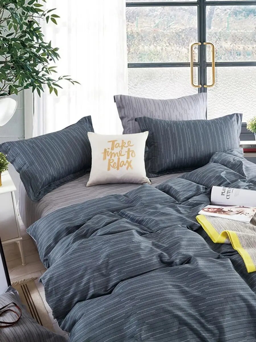 Постельное бельё Novella Евро 4 наволочки сатин