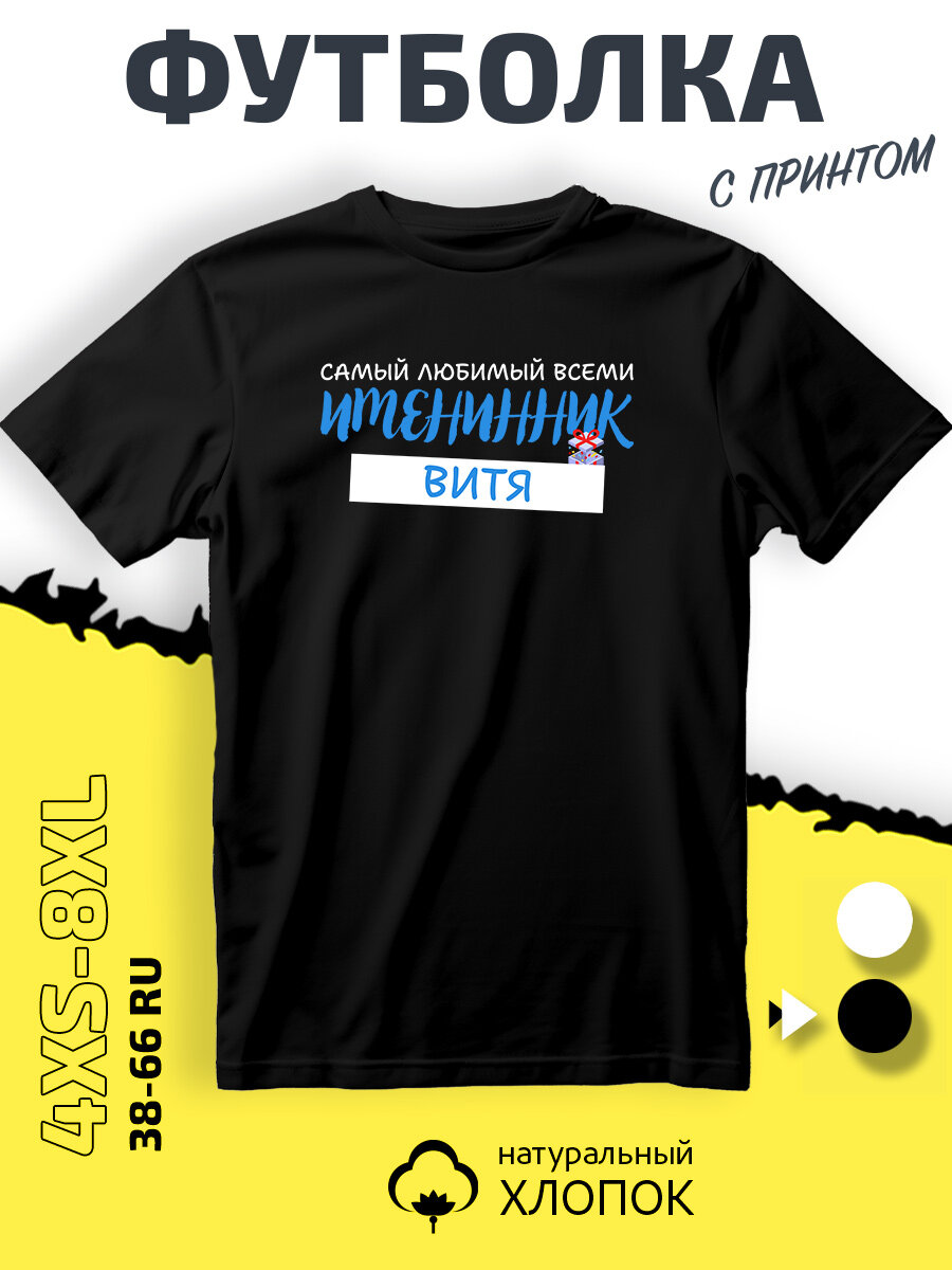 Футболка имя Витя Виктор