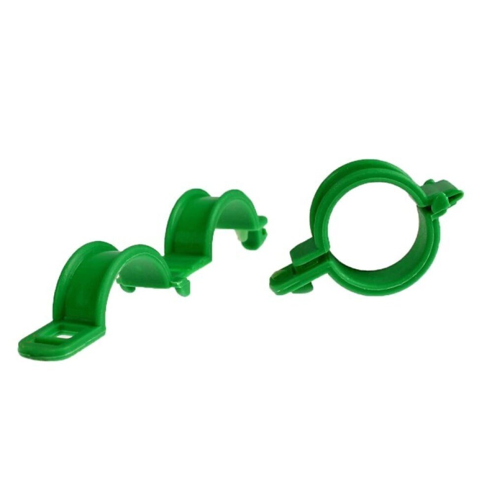 Набор клипс для растений GardenPlast, пластик, полипропилен, 100 штук, зеленые