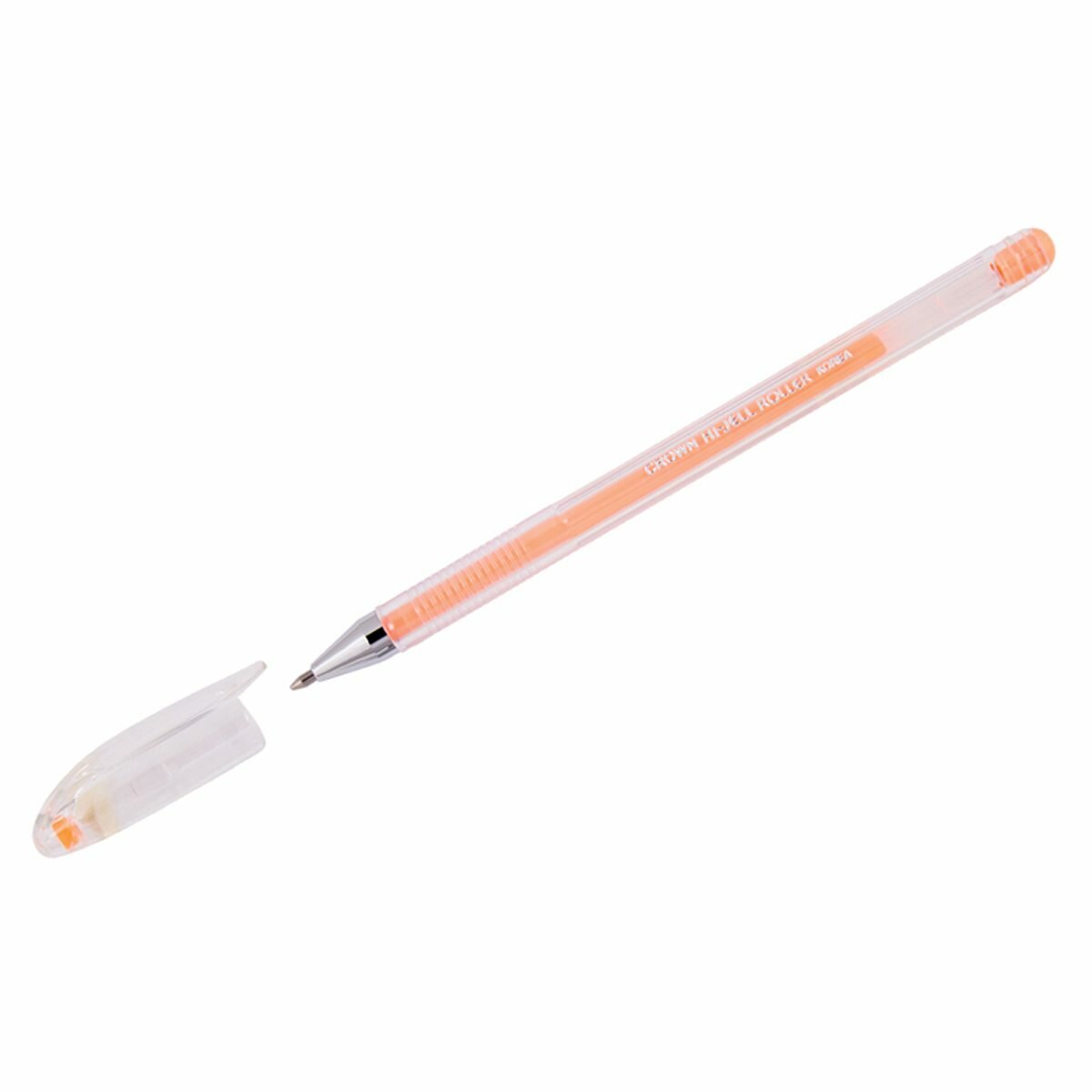 Ручка гелевая Crown Hi-Jell Pastel (0.5мм, оранжевая пастель) (HJR-500P), 12шт.