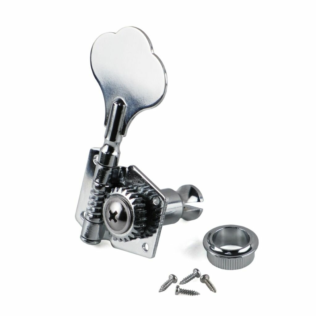 Струнные аксессуары, Бас-гитара с открытой ручкой в виде цветка сливы, струна квазисеребренная-правая