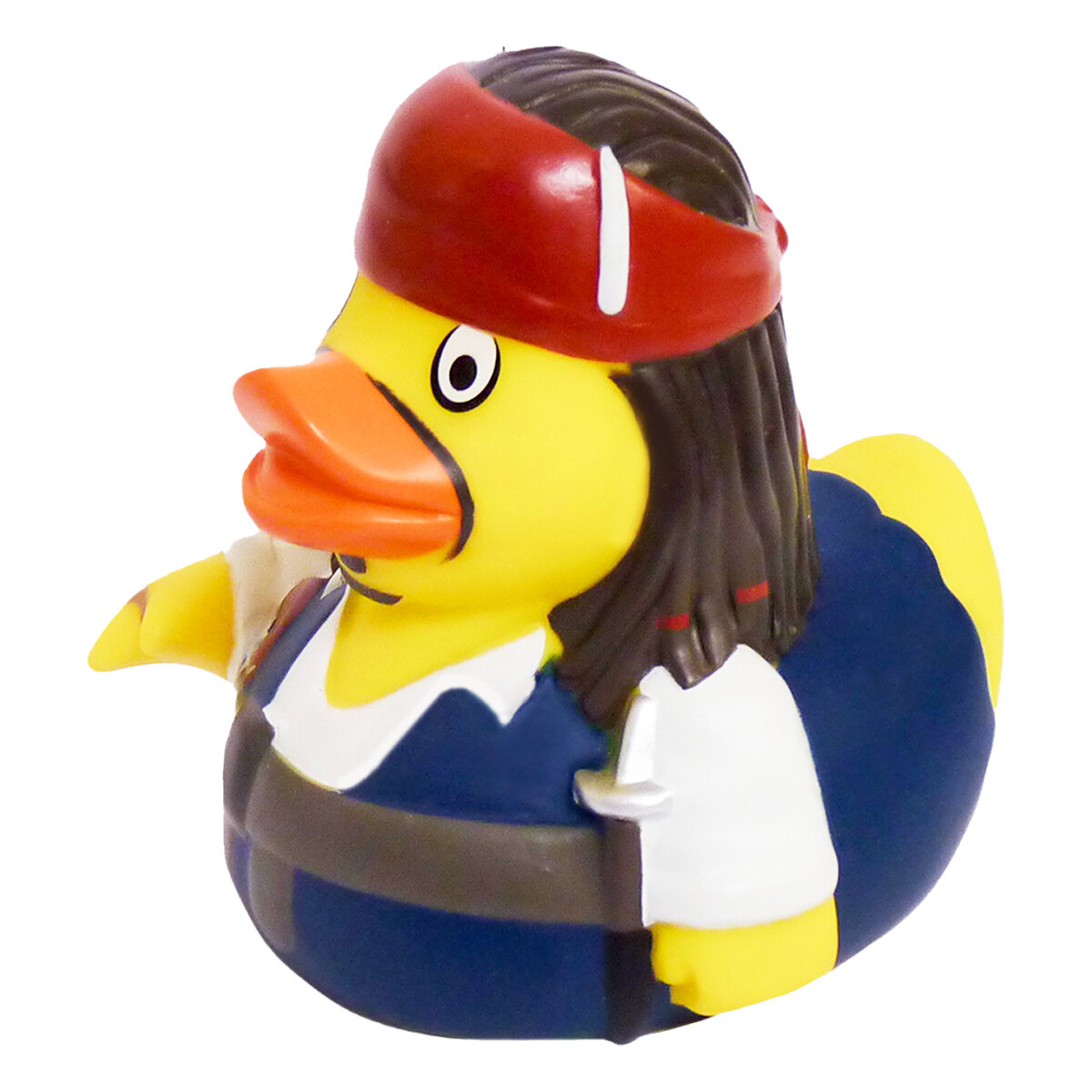 Ути-Пути резиновая уточка Веселый пират Джек - игрушка для ванной, яркая и безопасная