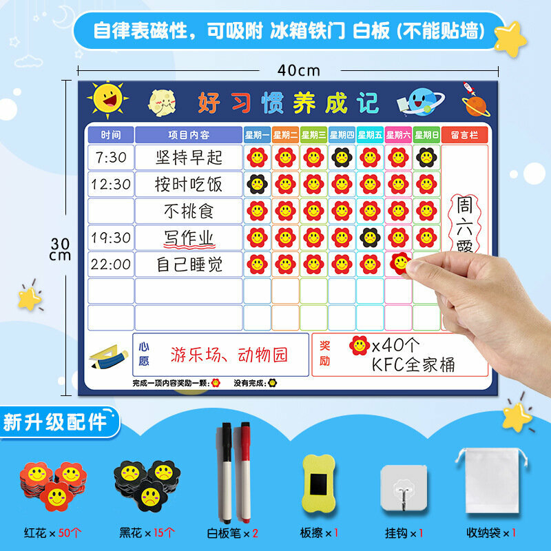 Магнитная доска "Маленькая планета", обучающая, для детского сада