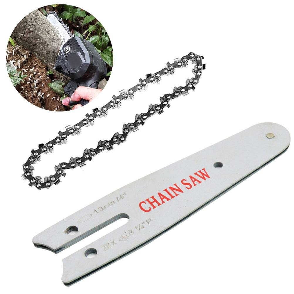 4-дюймовый мини-комплект электрической цепной пилы, аксессуары для электрической цепной пилы, практичная направляющая пластина для электрической цепной пилы