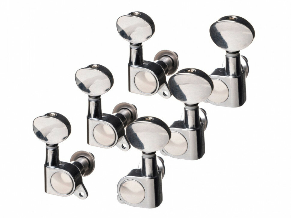 Аксессуары для гитар Alice AE-016P - Колковая механика 3+3 для акустической, электрогитары