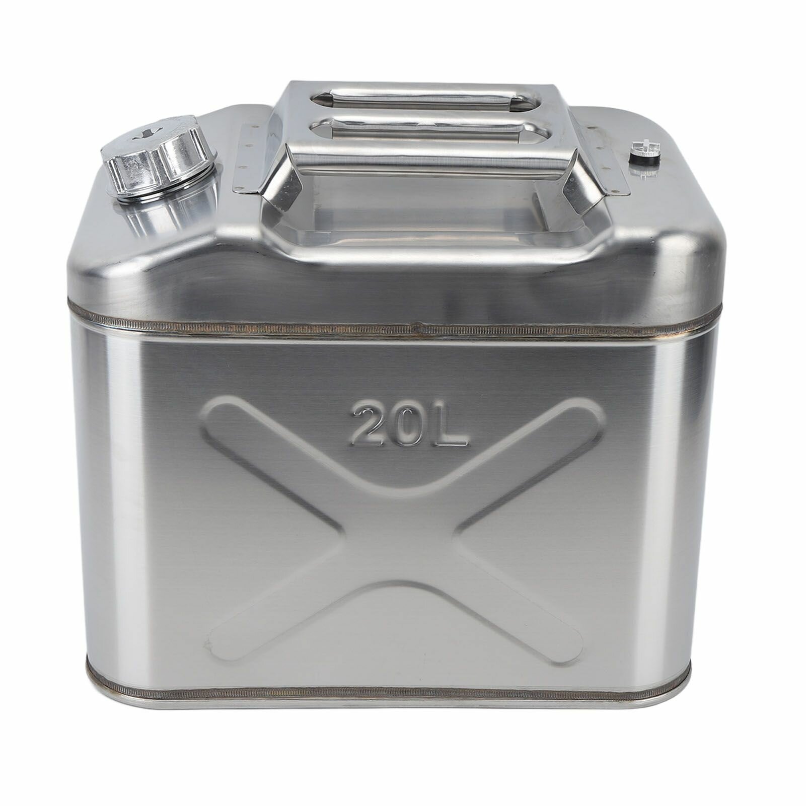 20-литровый бензобак из нержавеющей стали для топлива с автоматическим дутьем, портативный, 5.2 галлона (20л), из нержавеющей стали 304