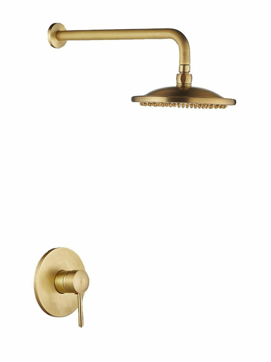 Встроенный душевой набор, европейский стиль ретро, латунь, горячая и холодная вода, оборудование для душа в ванной комнате, устанавливается на стену
