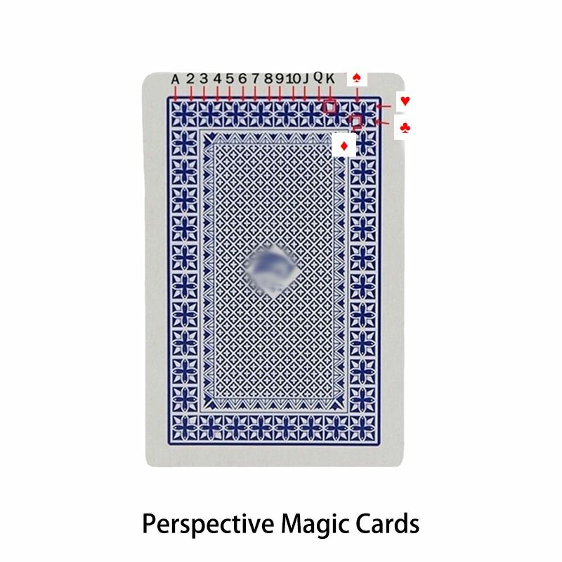 Волшебный реквизит для игральных карт с маркировкой Магия перспективы