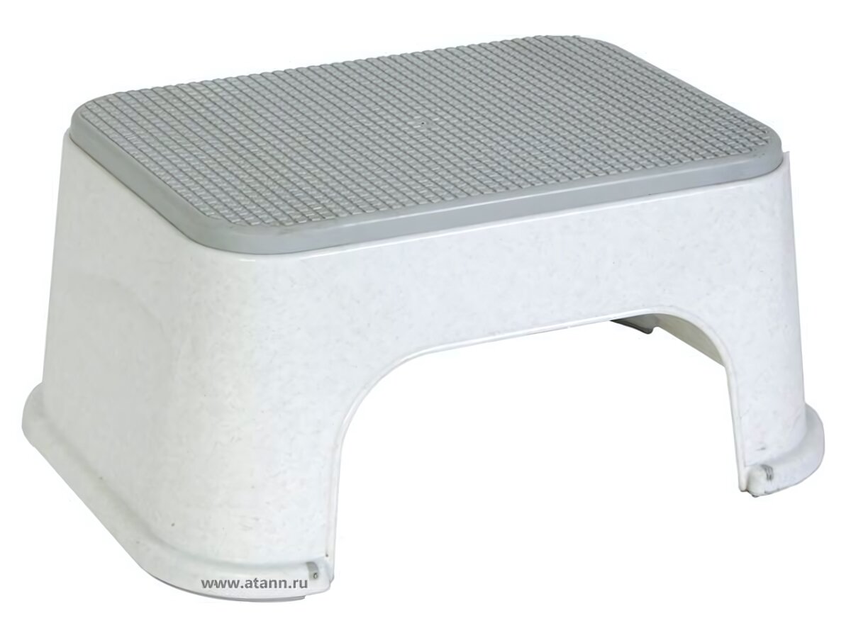 Табурет-подставка детский с антискользящим покрытием, пластик, нагрузка 200 кг