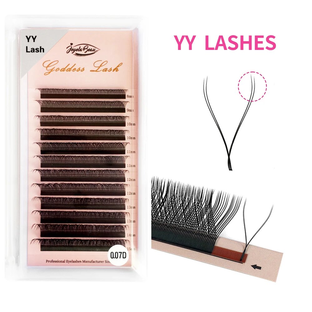 YY Lashes Goddess C изгиб, 12 мм, YY