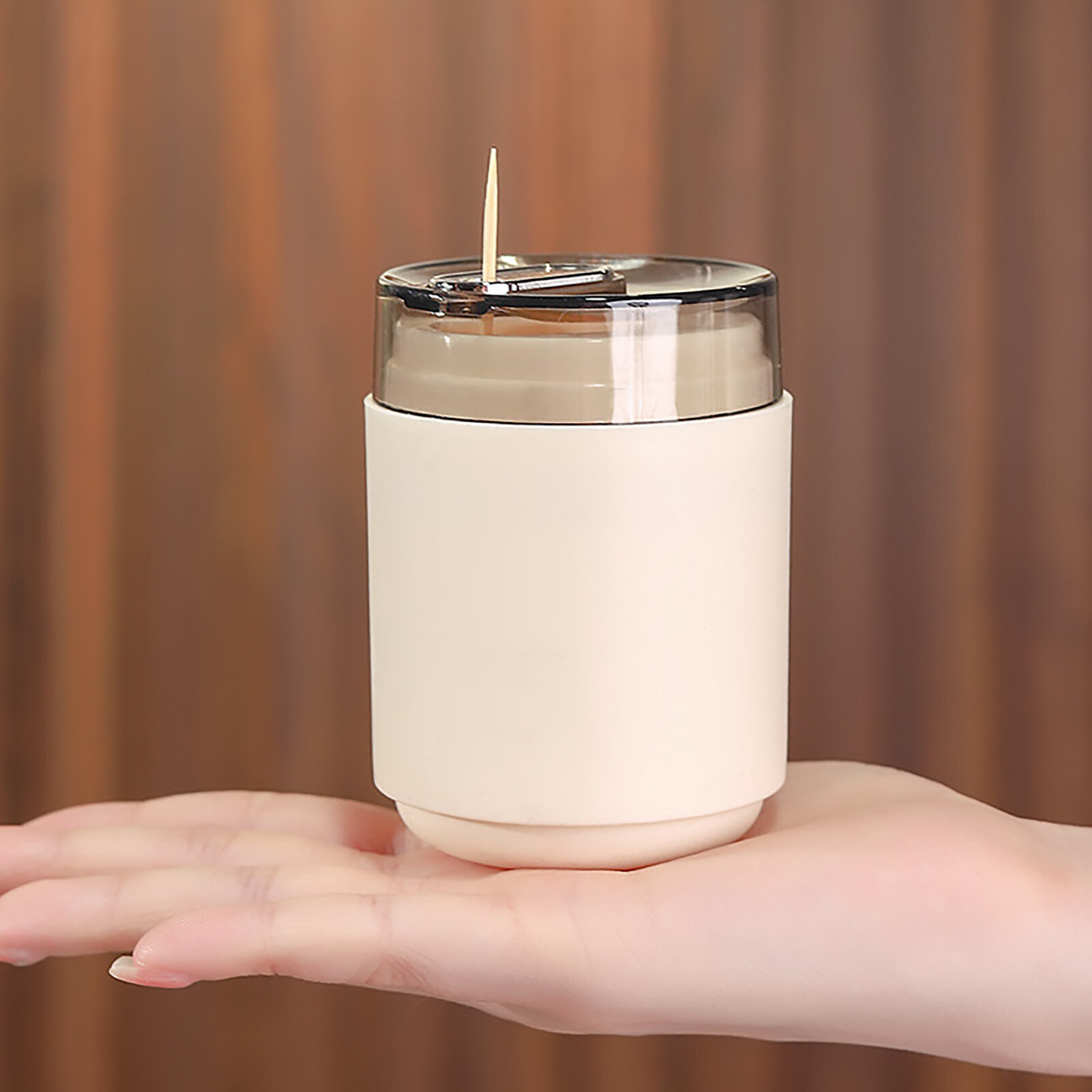 Пресс-коробка для зубочисток, автоматический диспенсер для извлечения, пластиковый контейнер для хранения для домашнего ресторана, золото