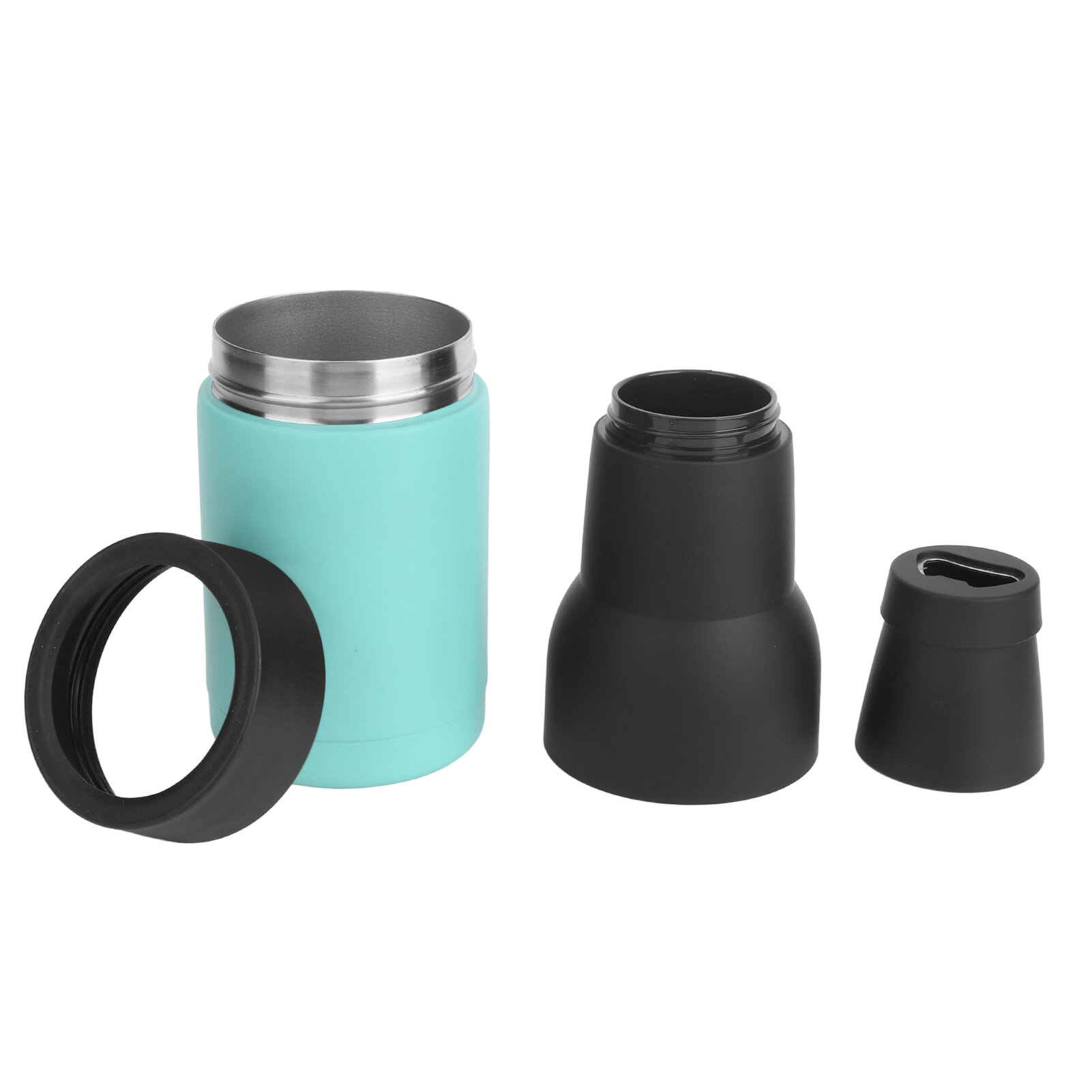 Изоляторы бутылки с пивом вакуум с двойной нержавеющей сталью пивной бутылки с невозмутимым дном для бутылочки для 300-400 мл банки с зеленым