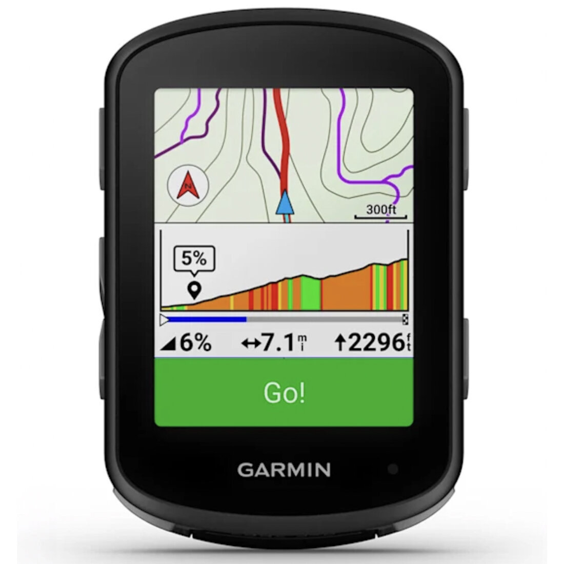 Велокомпьютер Garmin Edge 540 Solar 010-02694-23, водонепроницаемый, ГЛОНАСС, Galileo