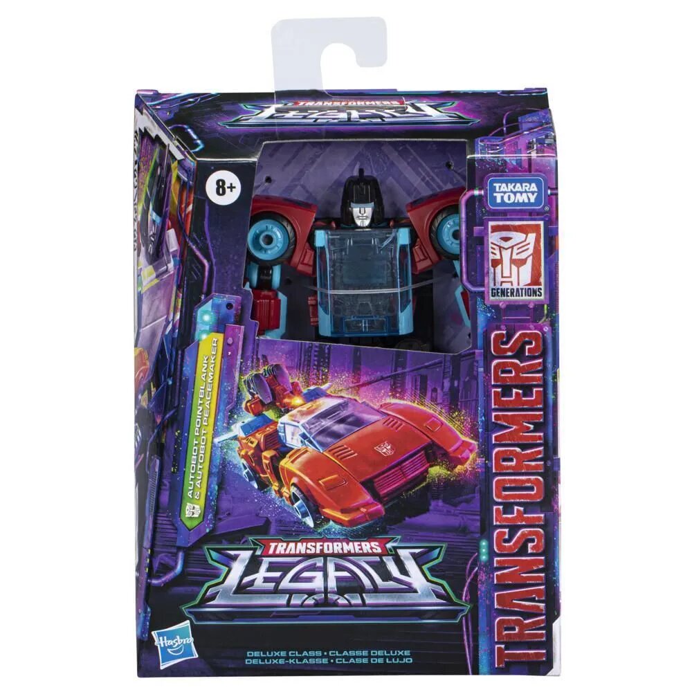 Трансформеры игрушки Hasbro Transformers Generations Legacy Deluxe Class Autobot Pointblank & Autobot Peacemaker (14cm) F3035