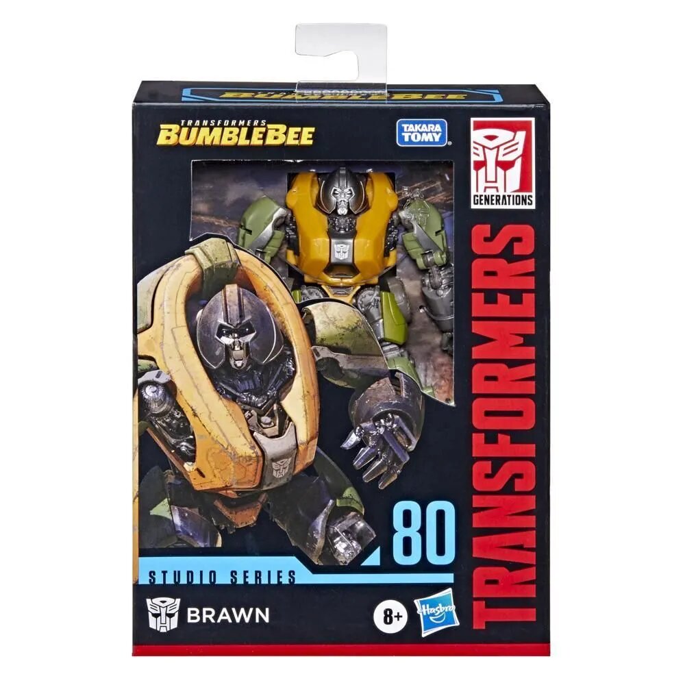 Трансформеры игрушки 80 Brawn Deluxe Class Transformers Studio Series Transformers: Bumblebee — фото 1