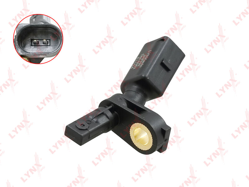 LYNXauto Датчик частоты вращения колеса (датчик ABS) SKODA Octavia Iii-Iv 12>, VW Golf Vii-Viii 12> / PoloIv-Vi 01>, AUDI A3 12> / Q3 18>