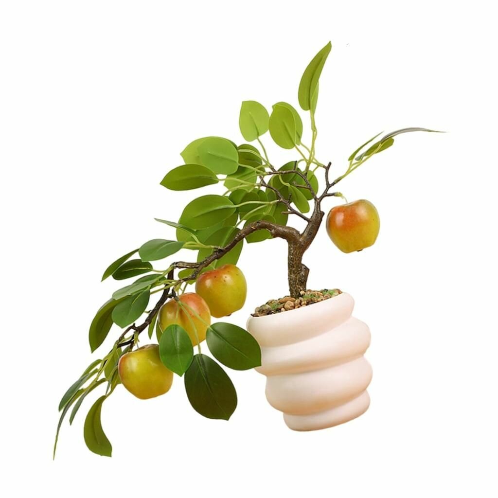 Искусственное фруктовое дерево для украшения бонсай-Яблоня