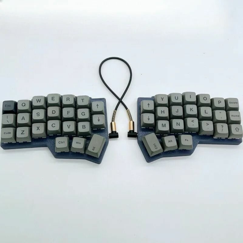 Разделенная Клавиатура Corne V4 на 46 Клавиш С возможностью Горячей Замены RGB В Одиночном Режиме