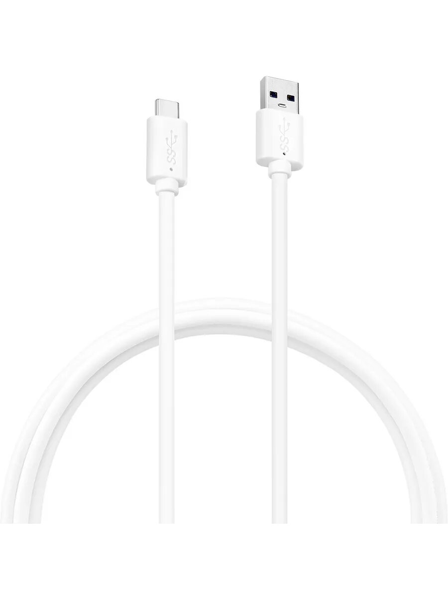 Кабель BU-USB3.2-AC-1.8MW USB (m)-USB Type-C (m) 1.8м белый