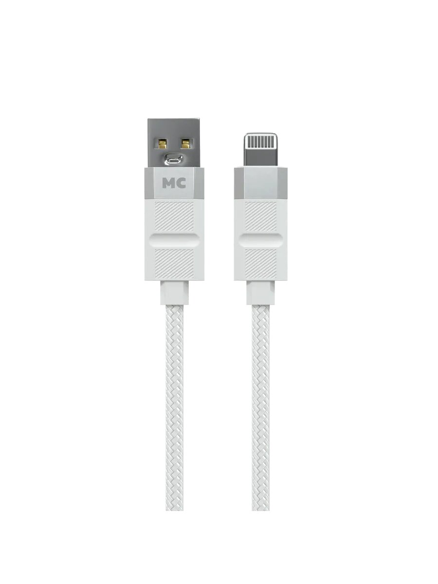 Кабель для зарядки iPhone K87i 2м USB 2.4A белый