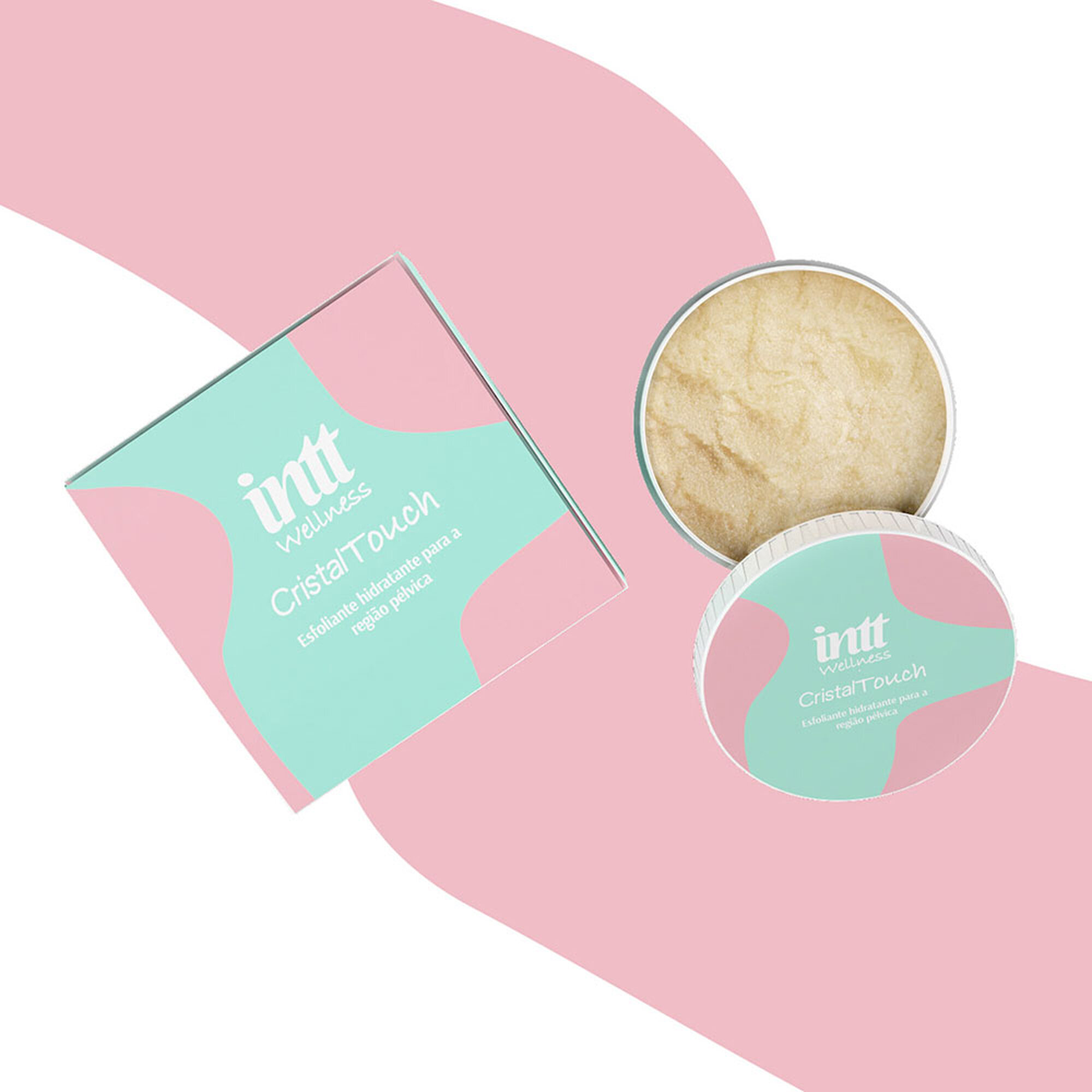 Intt Скраб для тела CRISTAL TOUCH, 90 г тонизирует и осветляет
