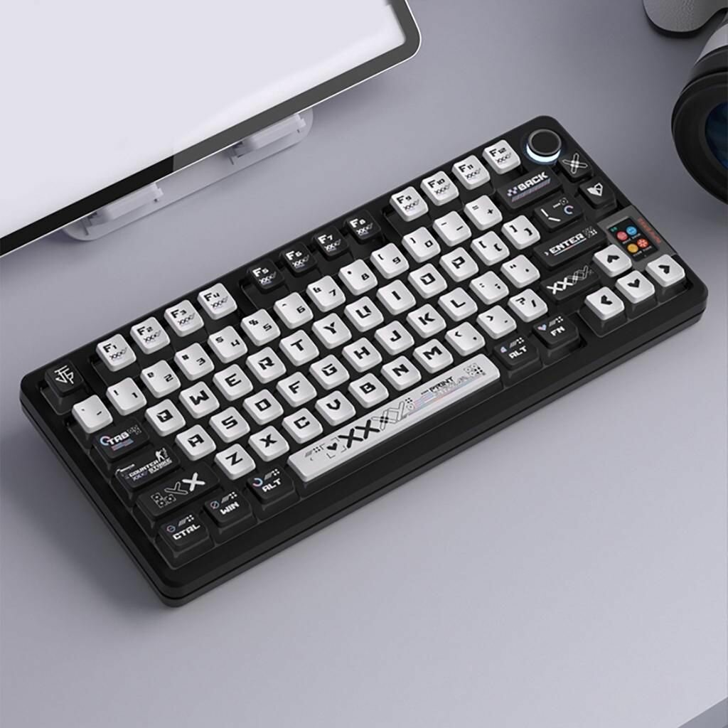 Пудинг, полупрозрачный со всех сторон, цветная сублимация, коробка-брелок на 122 клавиши