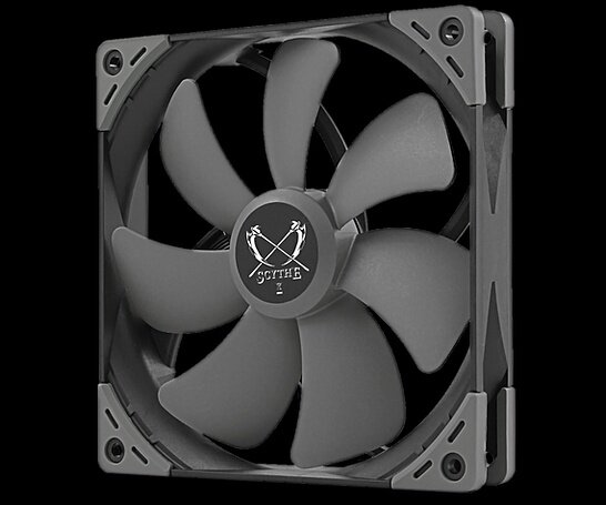 Вентилятор 140x140x27 Scythe Kaze Flex 140 PWM Square 1800 rpm KF1425FD18S-P