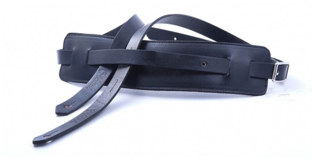 Ремень для гитары RightOn Straps Steady Leathercraft Slim Black 8401050040701