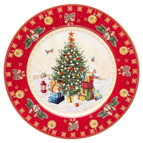 Тарелка обеденная Lefard "елка" 26 см. 85-1705