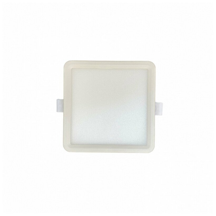 10 шт. Светильник встраиваемый светодиодный Даунлайт Квадрат LED Белый 10Вт 6000К 500Лм IP20 118х118х20мм