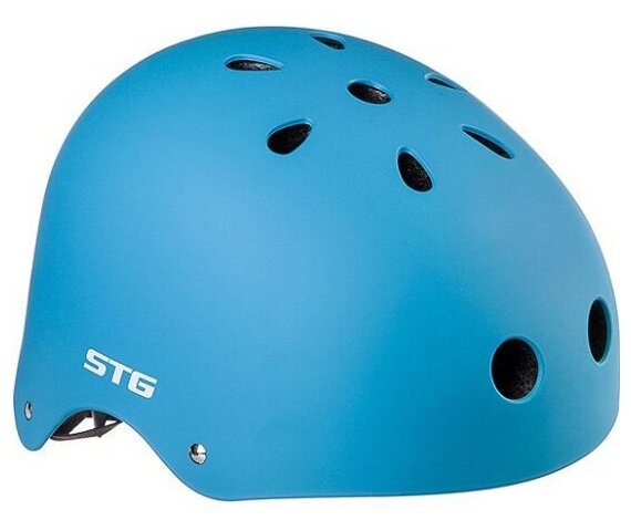 Шлем Stg , модель MTV12, размер M(55-58)см синий, с фикс застежкой.
