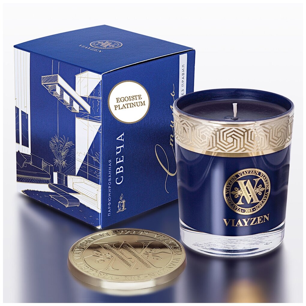 Парфюмированная свеча Egoiste Platinum