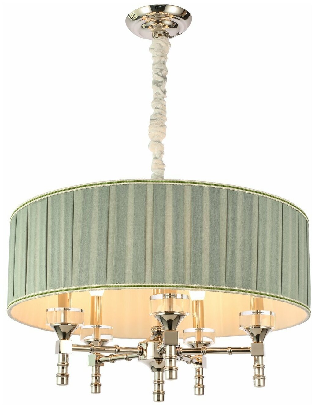 SL1121.103.05 Светильник подвесной ST-Luce Никель/Оливковый E14 5*40W