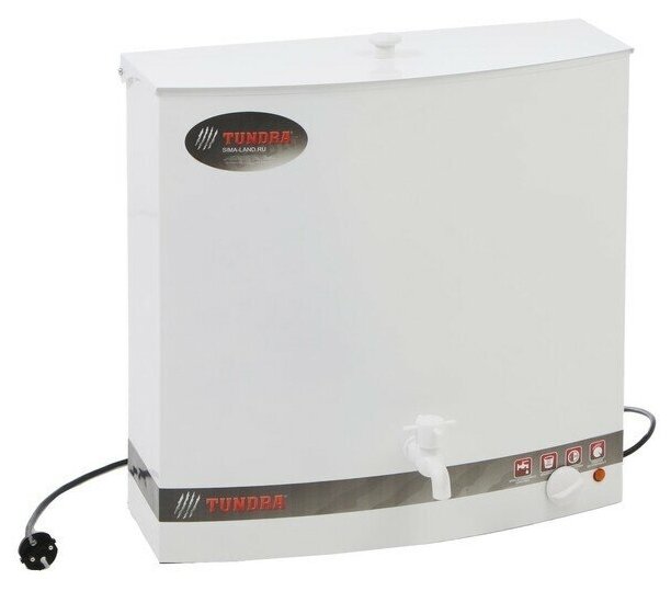 Бак настенный, с ЭВН, 1250 Вт, 27 л, полный 30 л, белый